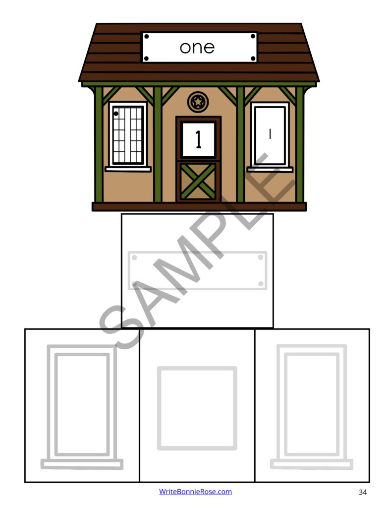 Wild West Counting Fun Card Game | Made By Teachers