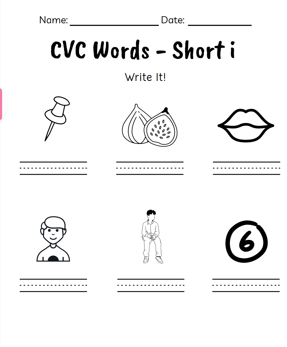 CVC Words- Short Vowels Activity Sheets | Made By Teachers