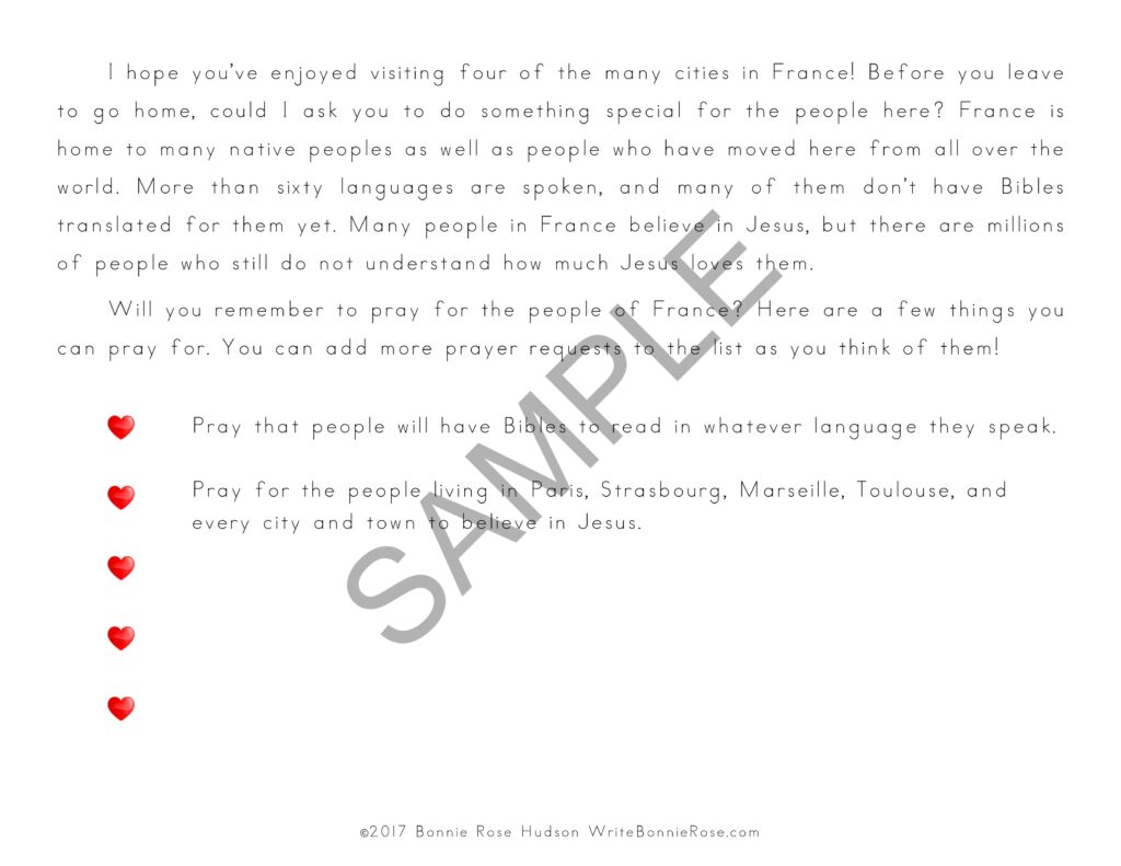 My Book About France with Cursive Copywork | Made By Teachers