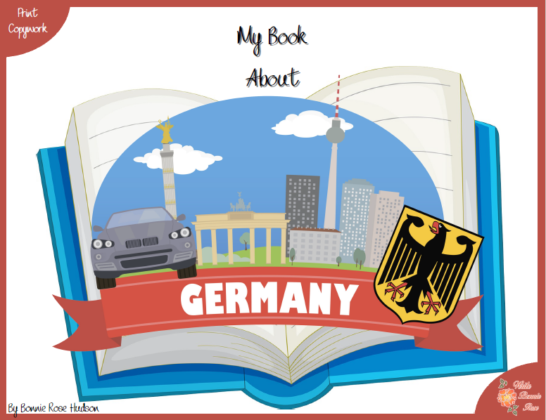 My Book About Germany with Print Copywork | Made By Teachers
