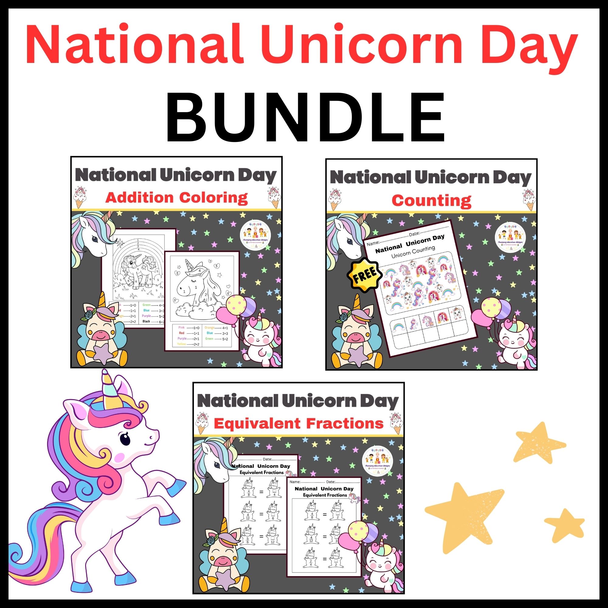 National Unicorn Day BUNDLE | Made By Teachers