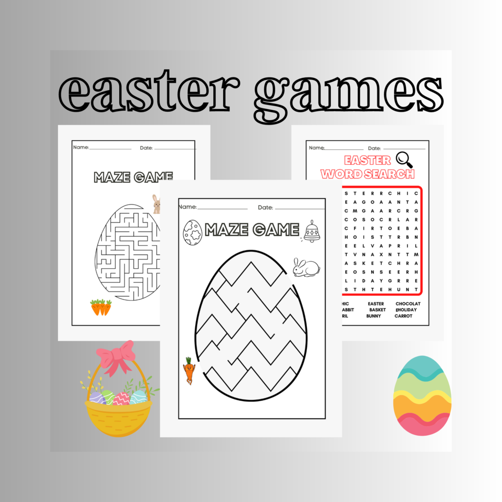 Easter Activity Printable, Easter Games, Easter Word Search, Easter ...