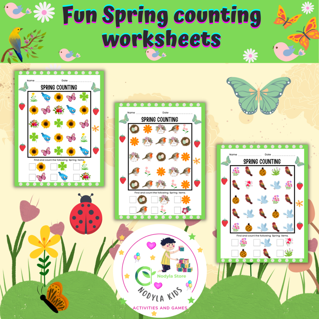 Printable Spring activities for kids Bundle | Made By Teachers