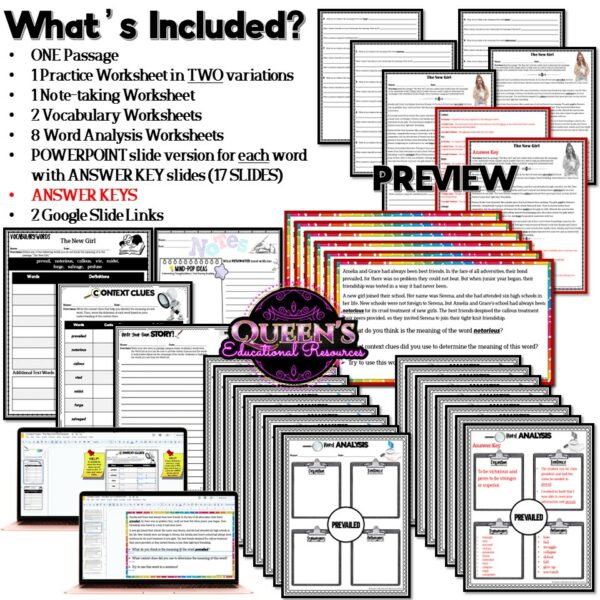 Context Clues Passages, Context Clues Worksheets, Vocabulary Worksheets ...