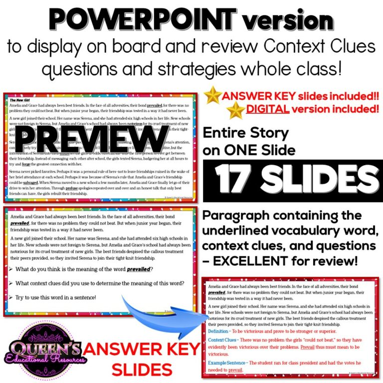 Context Clues Passages, Context Clues Worksheets, Vocabulary Worksheets ...