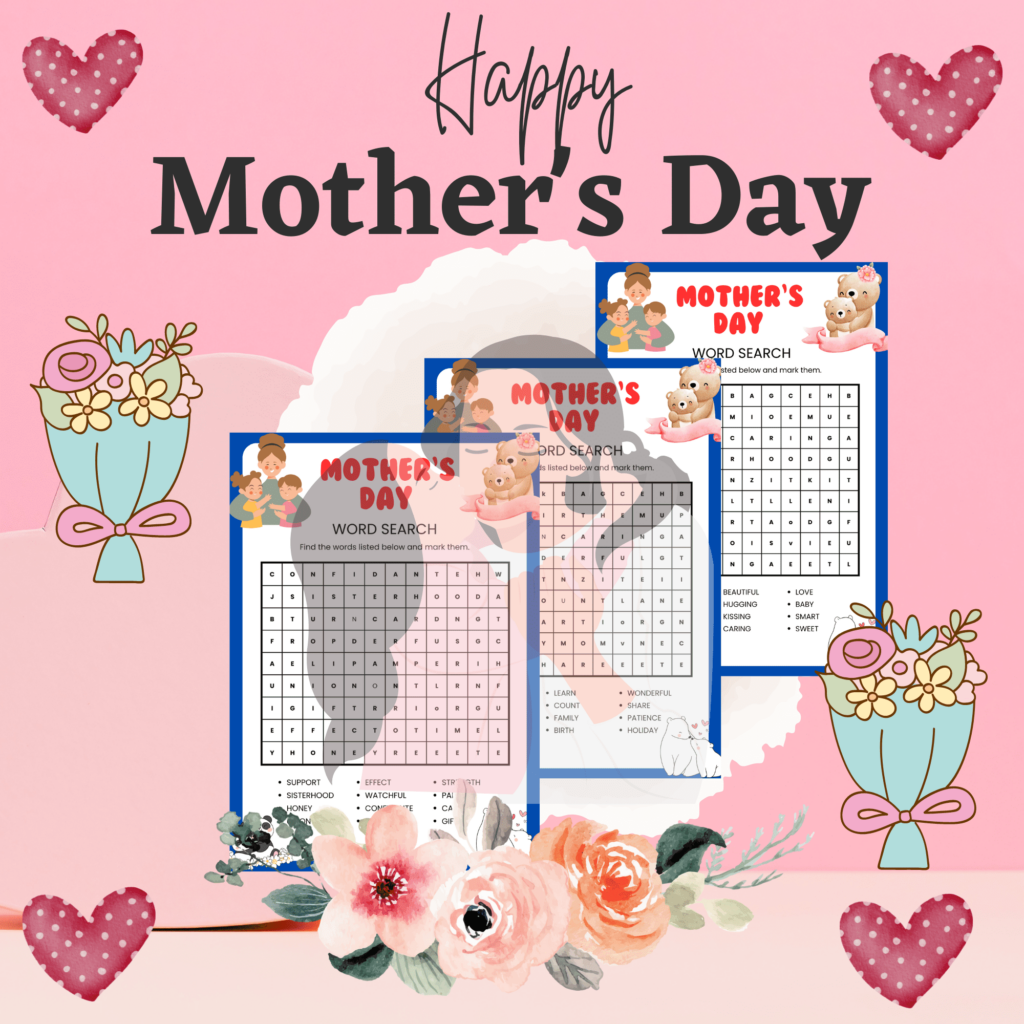 Mother's Day Word Search | Made By Teachers