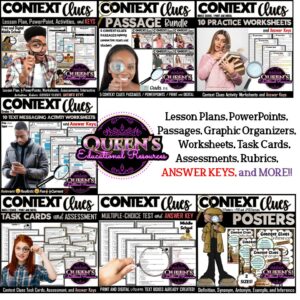 Context Clues Lesson, Activities, Worksheets, Assessments Bundle | Made ...