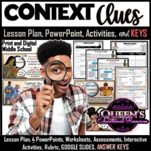 Context Clues Lesson, Activities, Worksheets, Assessments Bundle | Made ...
