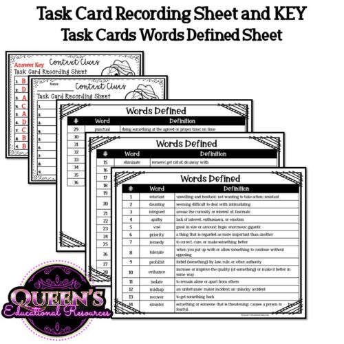 Context Clues Lesson, Activities, Worksheets, Assessments Bundle | Made ...