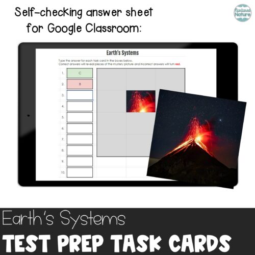 Earth’s Systems - Science Test Prep Task Cards 4.ESS2 - TNReady | Made ...