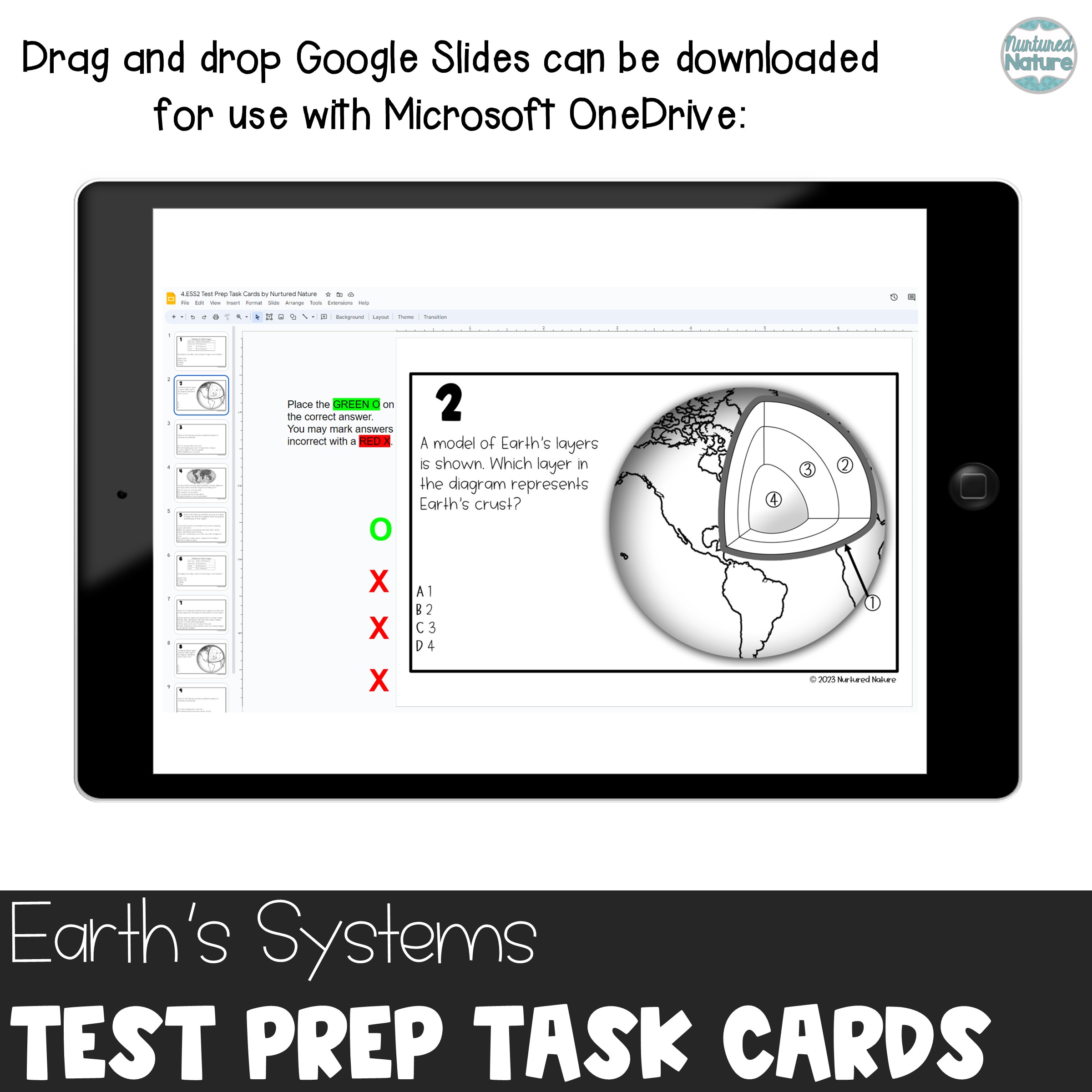 Earth’s Systems - Science Test Prep Task Cards 4.ESS2 - TNReady | Made ...