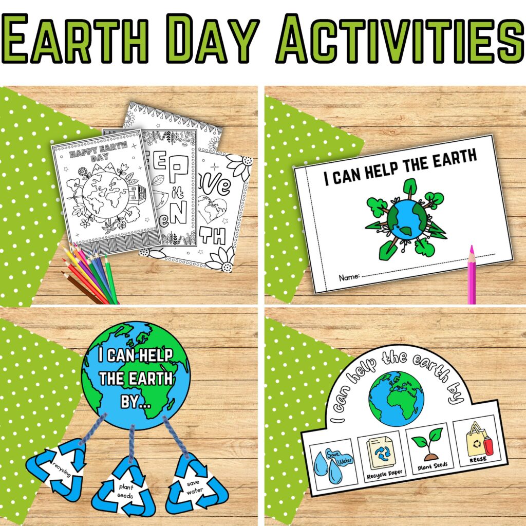 Earth Day and Recycling Activities Earth Day Coloring pages,Craft ...