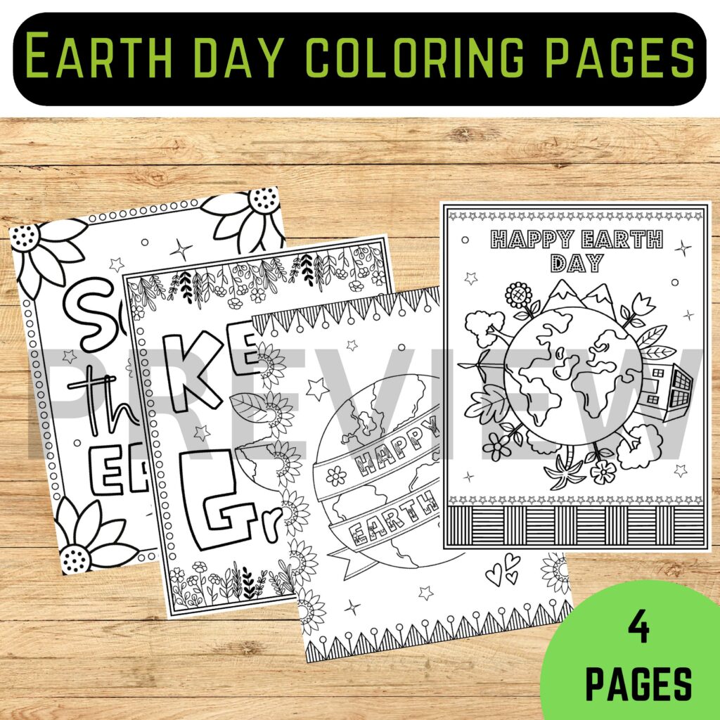 Earth Day and Recycling Activities Earth Day Coloring pages,Craft ...
