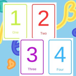 Sipmple Number Cards 1-20 Flash Cards | Made By Teachers