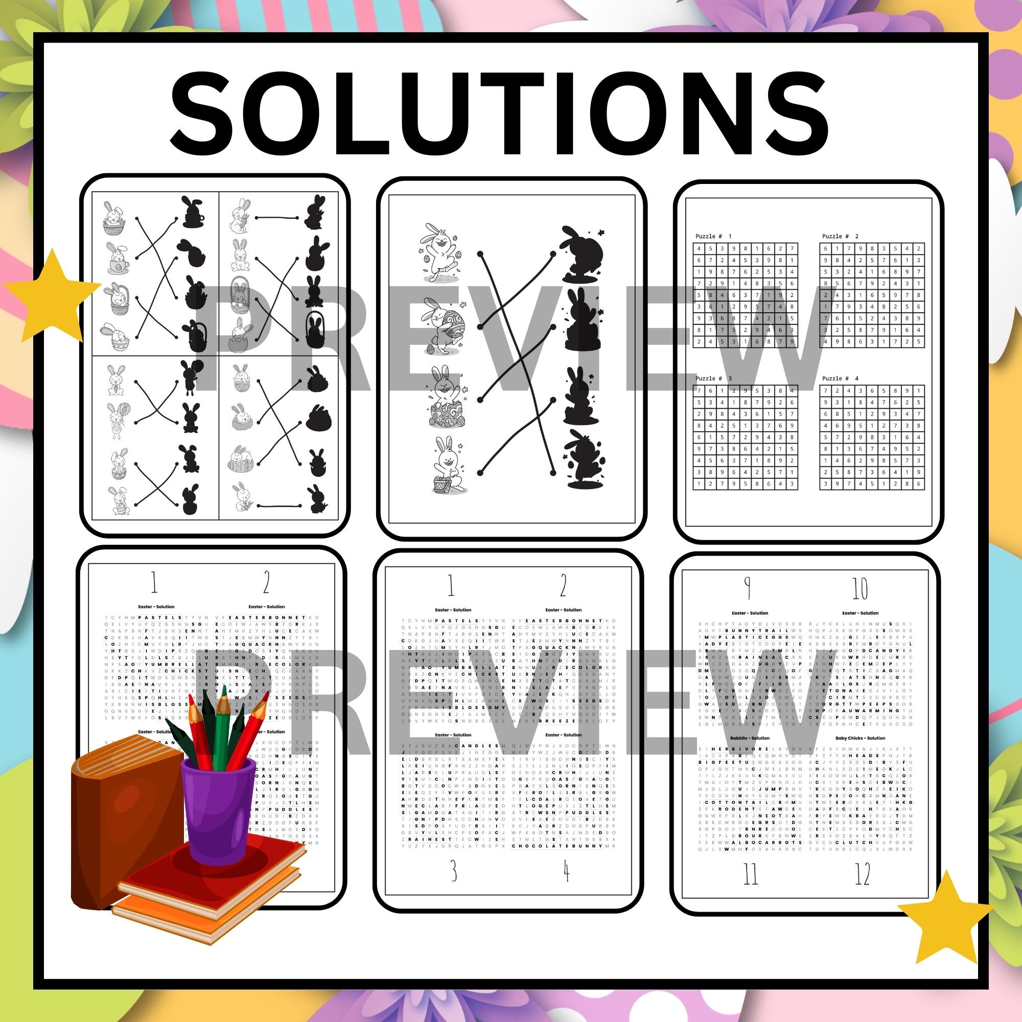 Easter Activity Coloring Pages – Word Search– and More | Made By Teachers