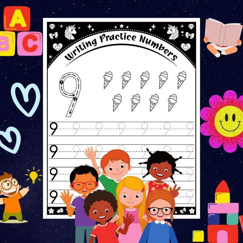 Alphabet & Number & Shape Tracing Activity Worksheets | Made By Teachers