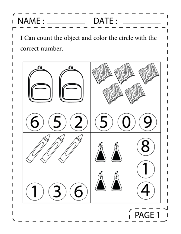 Practice Assessments on Multiple Worksheets in kindergarten | Made By ...