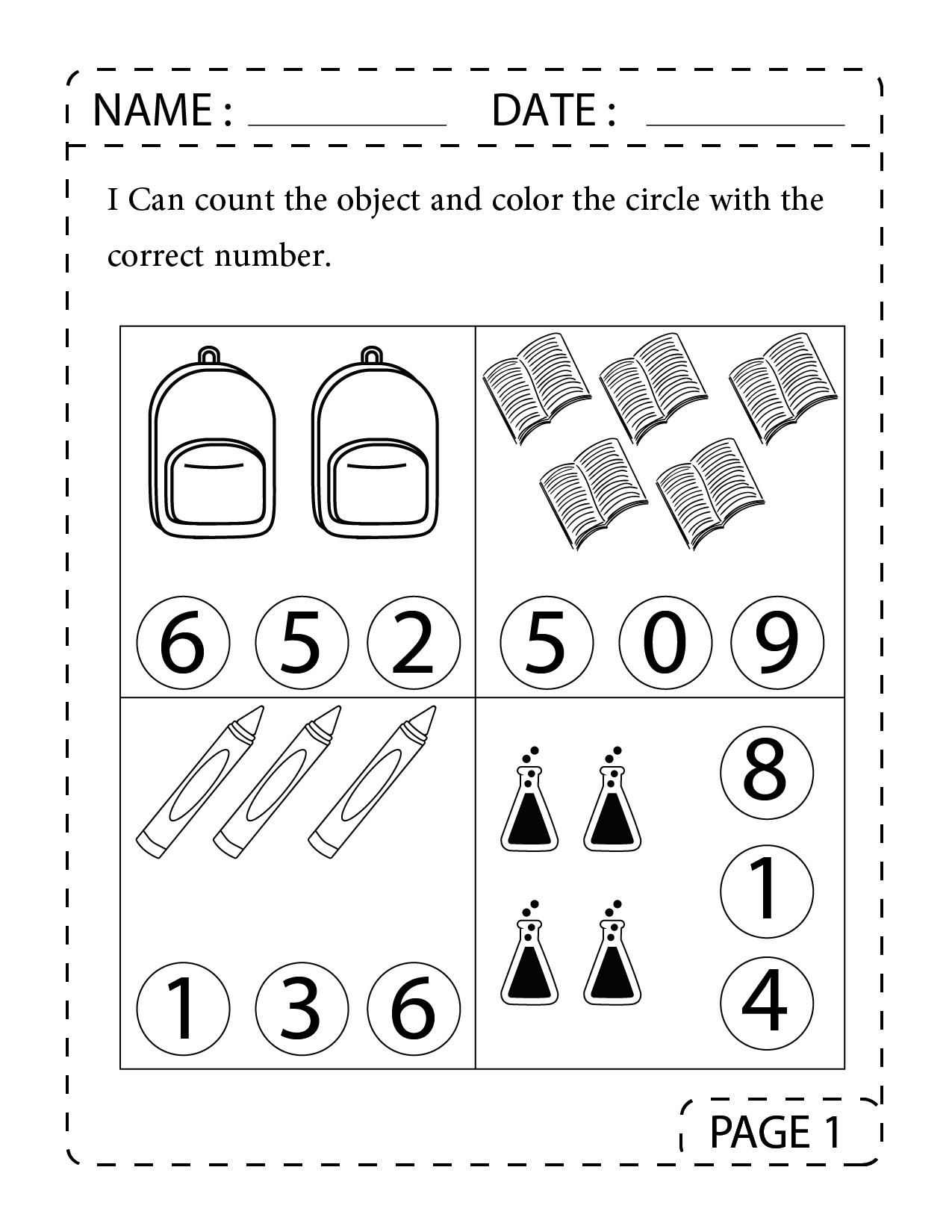Practice Assessments on Multiple Worksheets in kindergarten | Made By ...