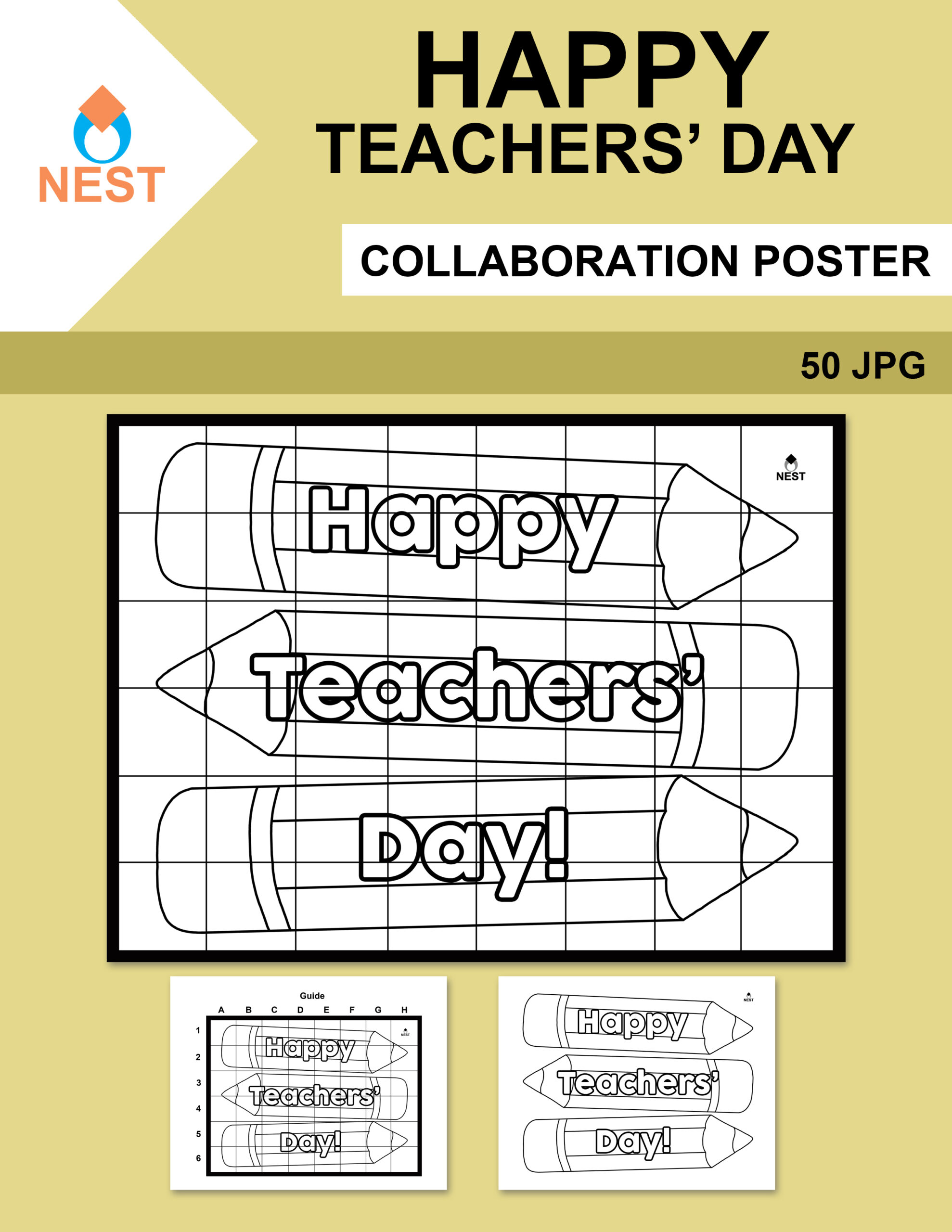 Happy Teachers' Day Collaboration Poster | Made By Teachers