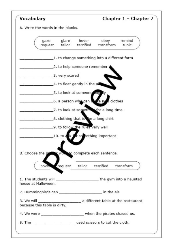 Tracey West "Roar of the Thunder Dragon" worksheets | Made By Teachers