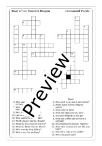 Tracey West "Roar of the Thunder Dragon" worksheets | Made By Teachers