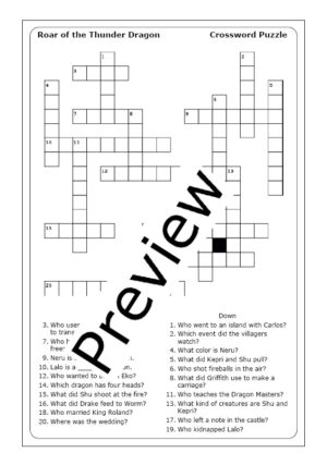 Tracey West "Roar of the Thunder Dragon" worksheets | Made By Teachers