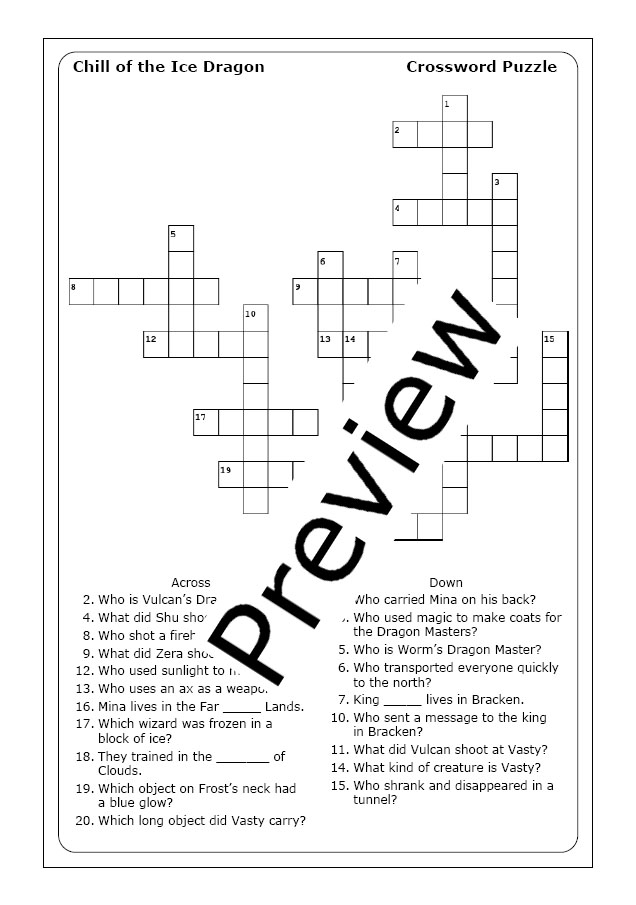 Tracey West "Chill of the Ice Dragon" worksheets | Made By Teachers