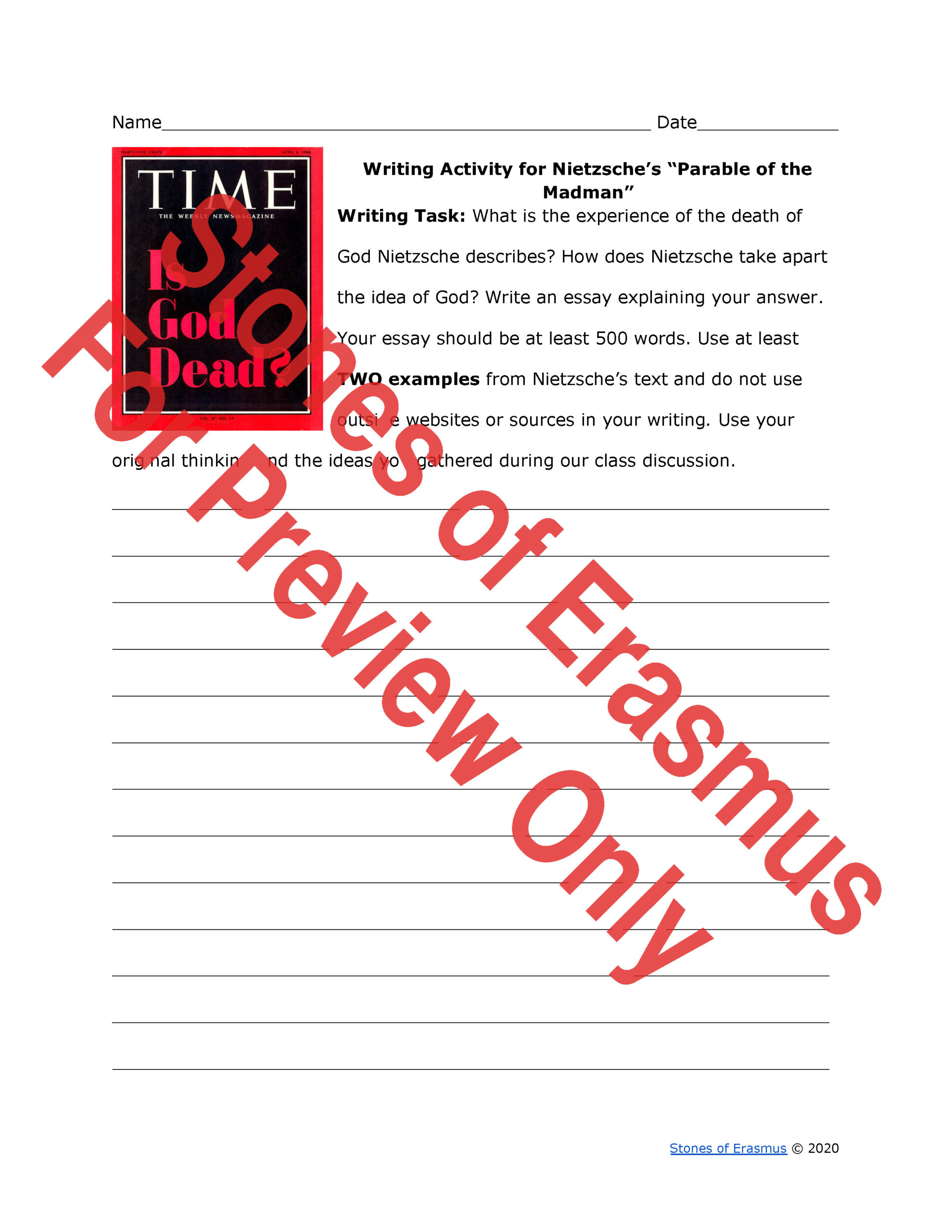 The Parable of the Madman by Friedrich Nietzsche: Philosophy in the ...