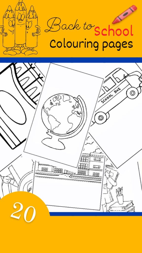 Back to school colouring pages/20 | Made By Teachers