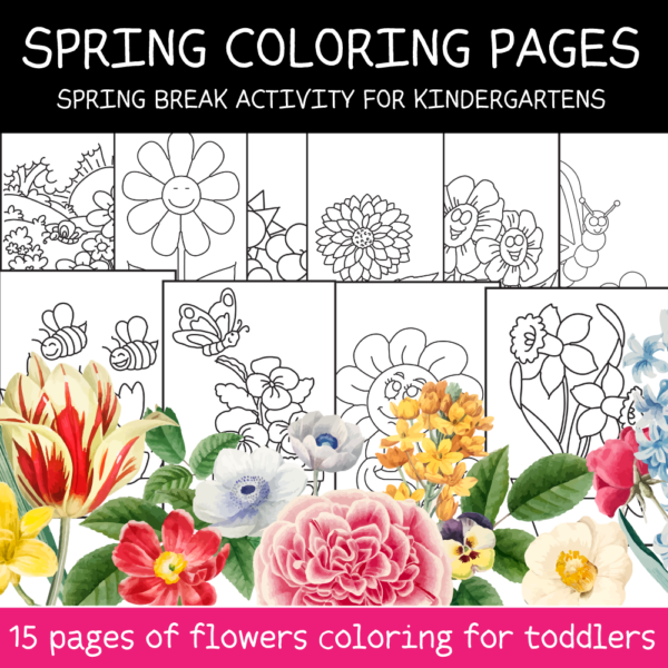 Spring Break Coloring Pages | Made By Teachers