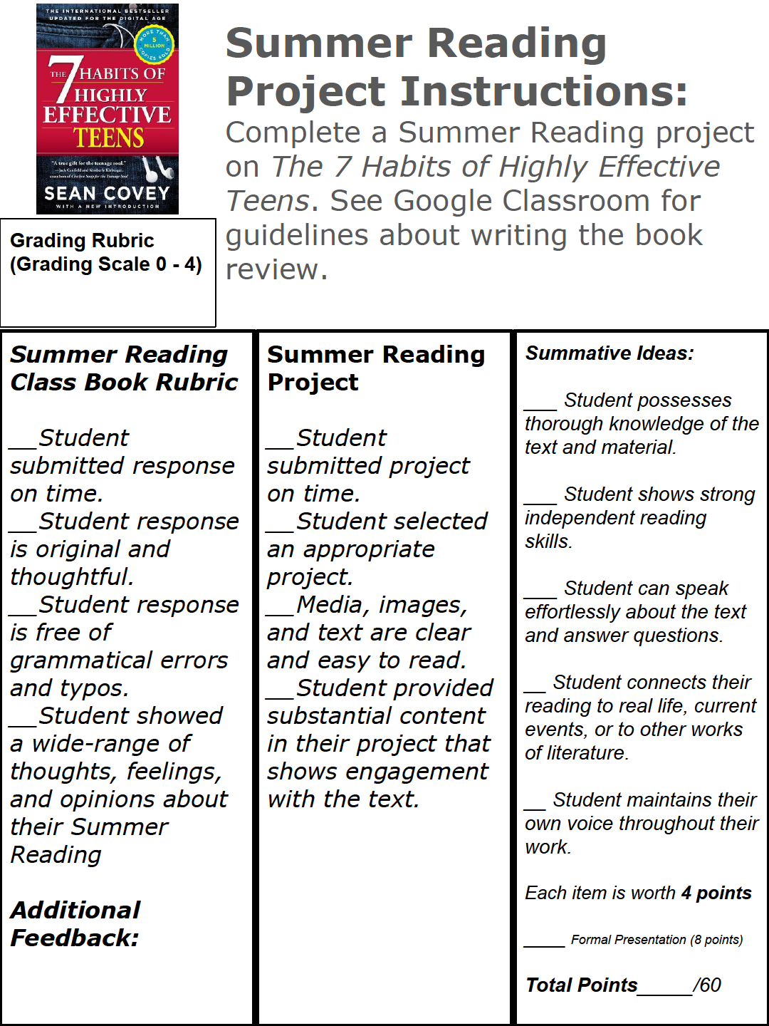 Doing and Being Well: Summer Reading Campaign for Middle and High ...