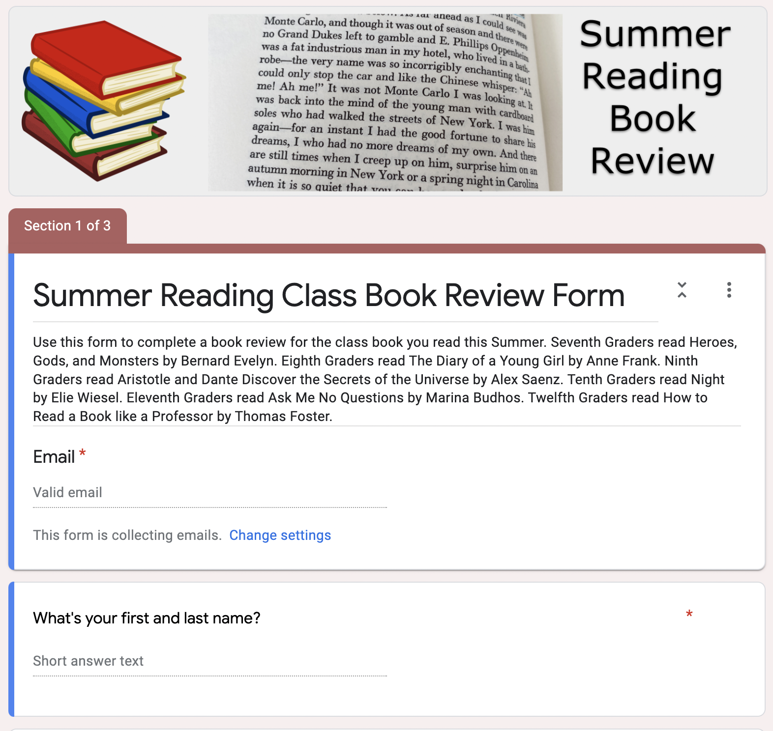 Doing and Being Well: Summer Reading Campaign for Middle and High ...