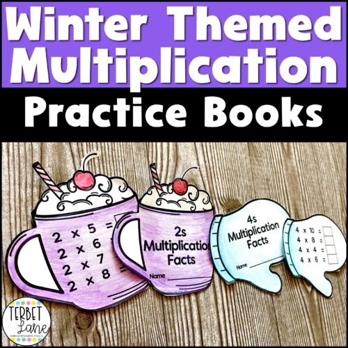 Winter Multiplication Facts Practice Books | Made By Teachers