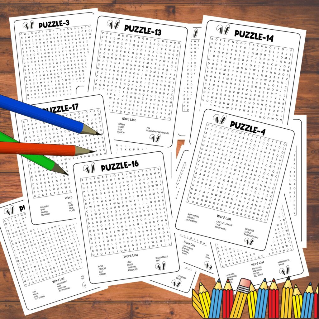 EASTER Word Search Puzzle Worksheet Activity | Made By Teachers