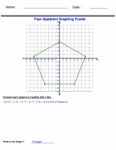 Four Quadrant Graphing Puzzle - Coordinate Worksheets | Made By Teachers