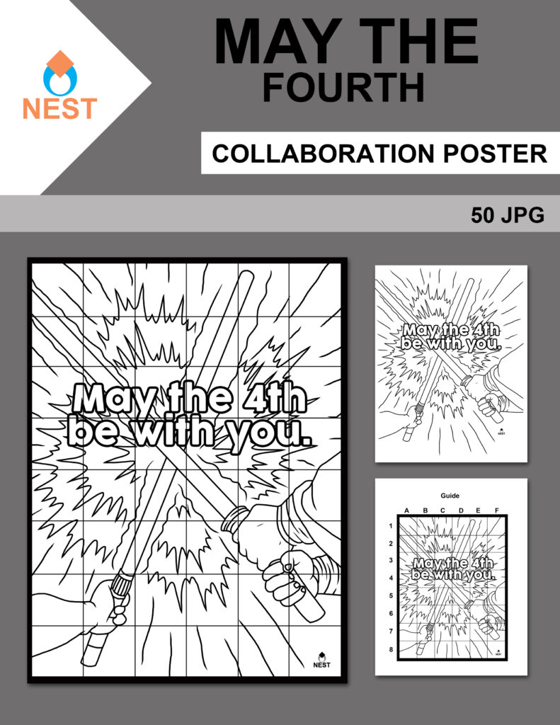 May the 4th Collaboration Poster | Made By Teachers