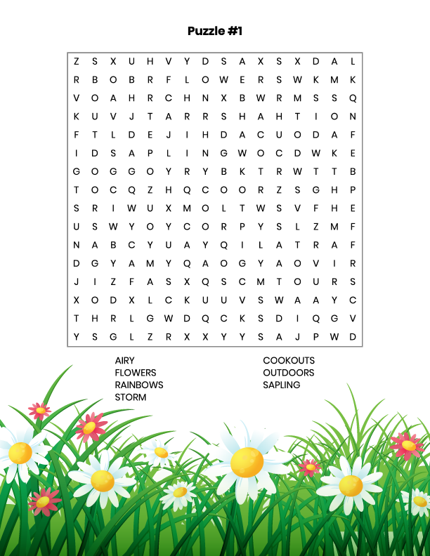 spring break word search | Made By Teachers