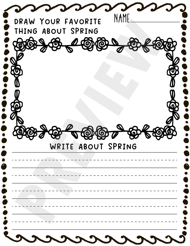 My Spring Break Writing Template | Made By Teachers