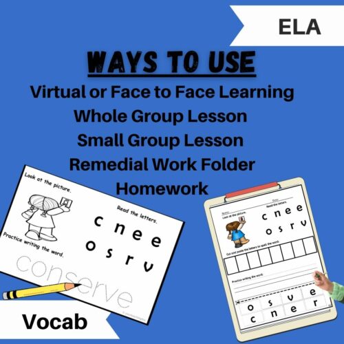 Earth Day Literacy Sight Word Worksheets with Task Cards | Made By Teachers