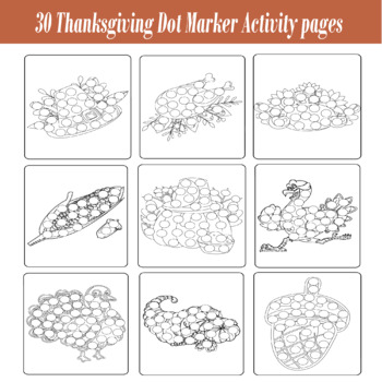Popular This Month Fall/Autumn Coloring Pages Dot Markers | Made By ...