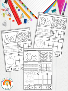 Letter Review Worksheets | Alphabet Practice | Letter Recognition ...
