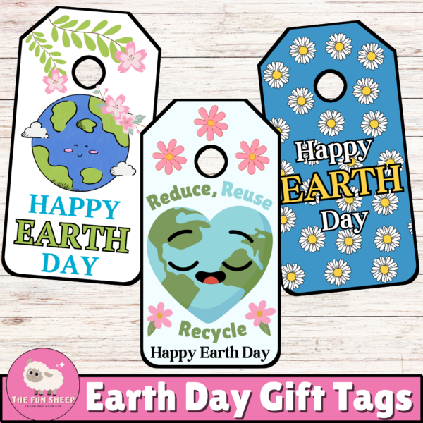 Earth Day Gift Tags | Printable Happy Earth Day tags for Teacher and ...