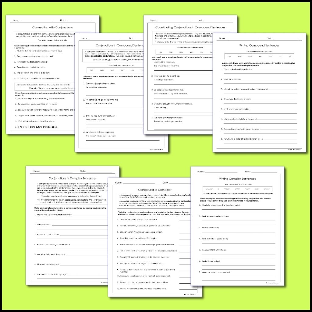 Coordinating and Subordinating Conjunctions - FANBOYS - Grades 3-4 ...