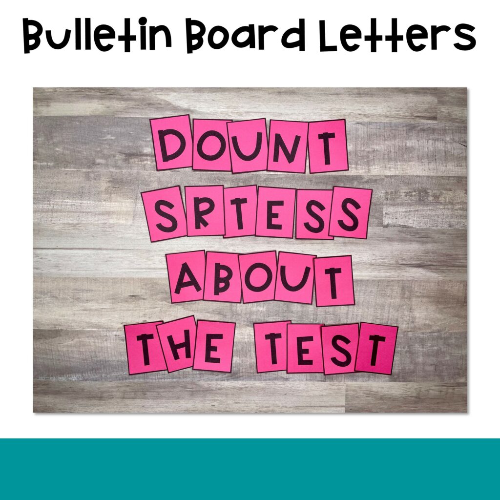 Testing Bulletin Board | Made By Teachers