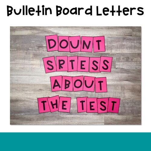 Testing Bulletin Board | Made By Teachers