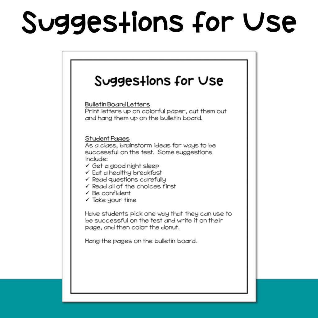 Testing Bulletin Board | Made By Teachers