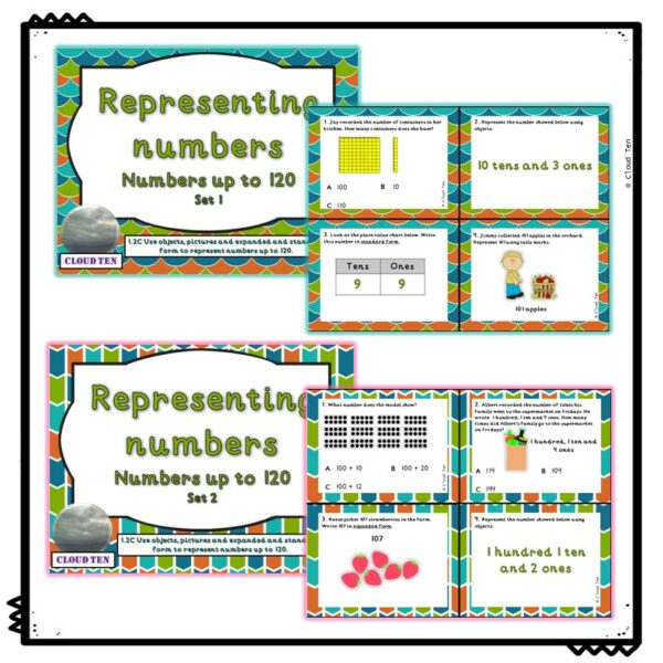 Representing Numbers Task Cards | Made By Teachers