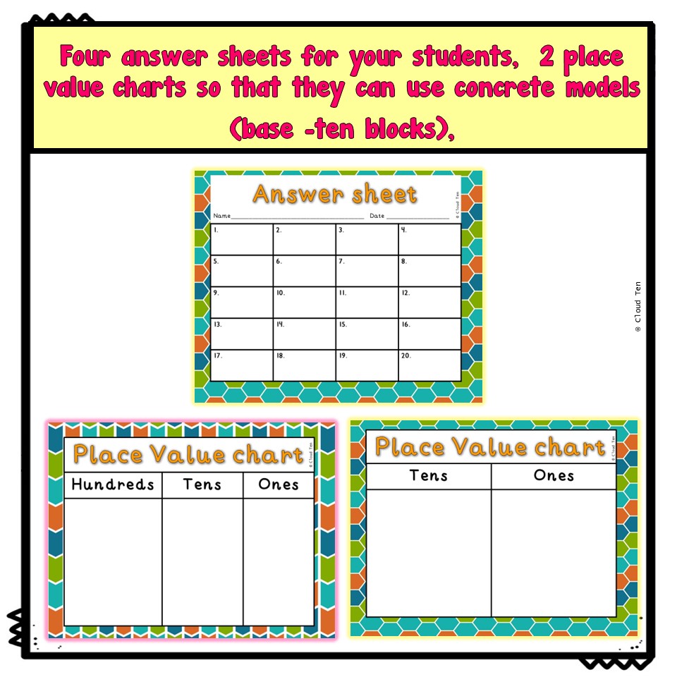 Representing Numbers Task Cards | Made By Teachers
