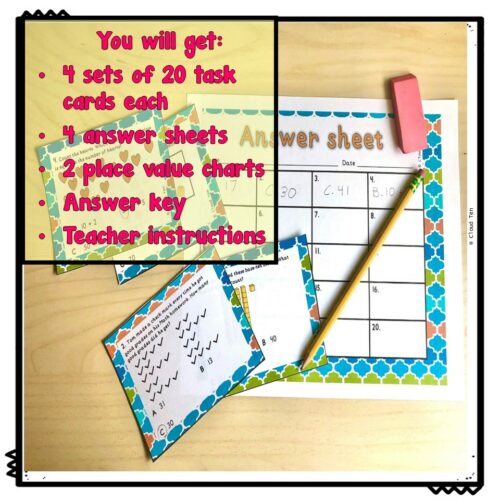 Representing Numbers Task Cards | Made By Teachers