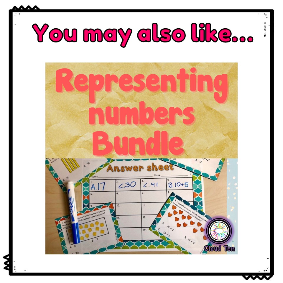 Representing Numbers Task Cards | Made By Teachers